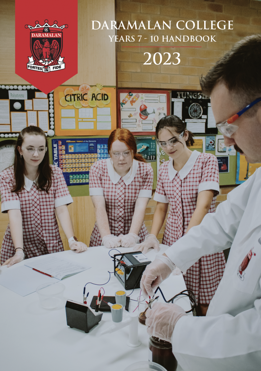 Academic Subjects Years 7-10 - Daramalan College